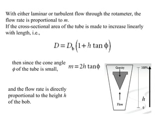 Mathematics of Flow Rate and flow measurement | PPT