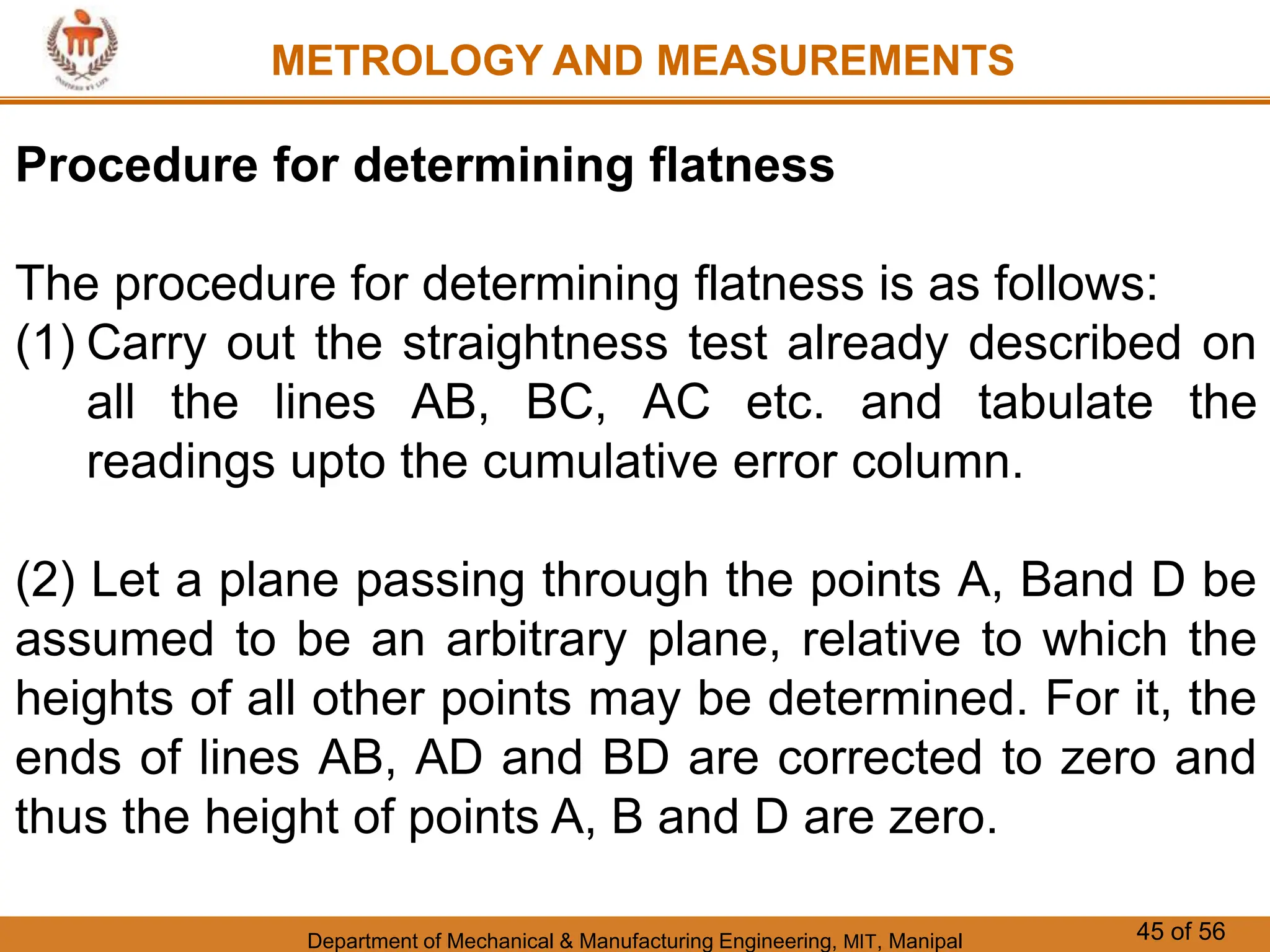 Measurement of form errors.pptx . | PPT