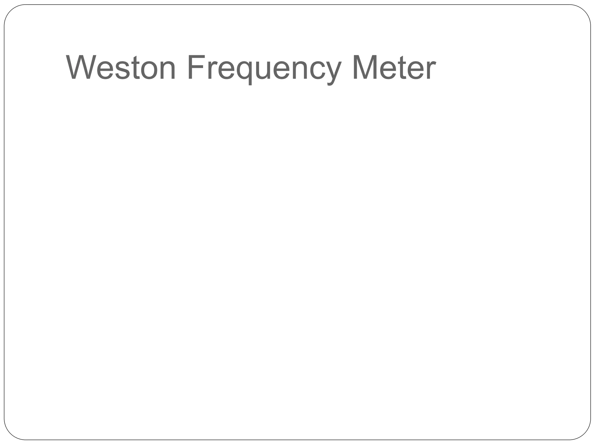 Measurement of frequency | PPTX