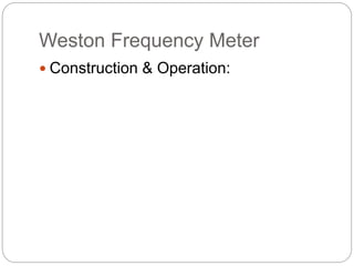 Measurement of frequency | PPTX