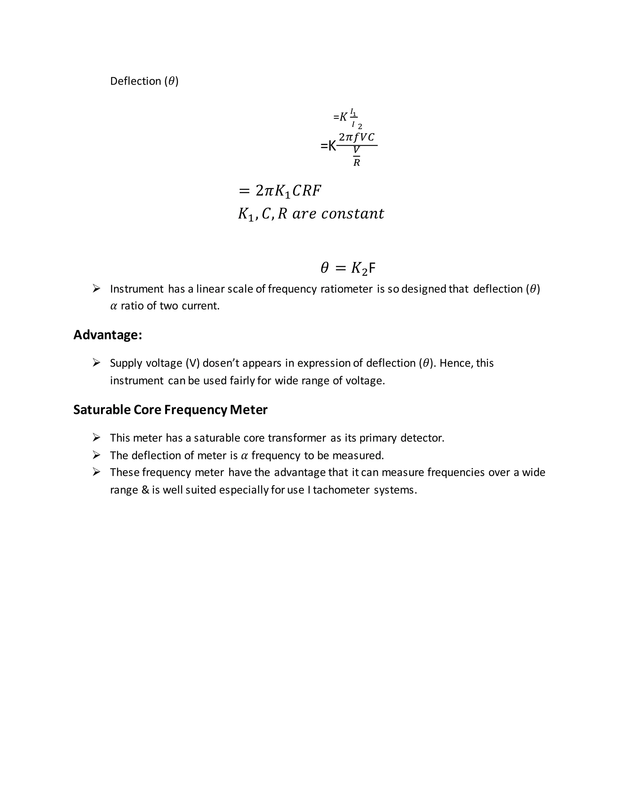 Measurement of frequency notes | DOCX
