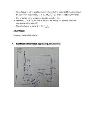 Measurement of frequency notes | DOCX