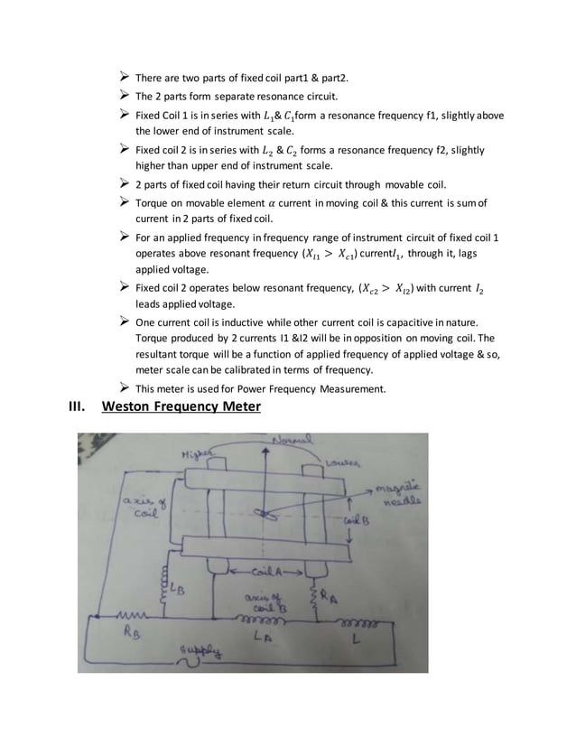 Measurement Of Frequency Notes Docx