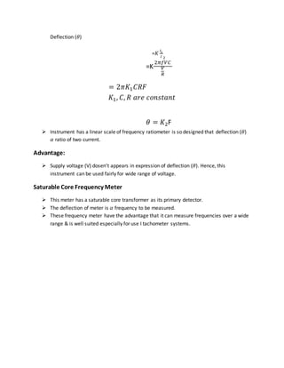 Measurement of frequency notes | DOCX