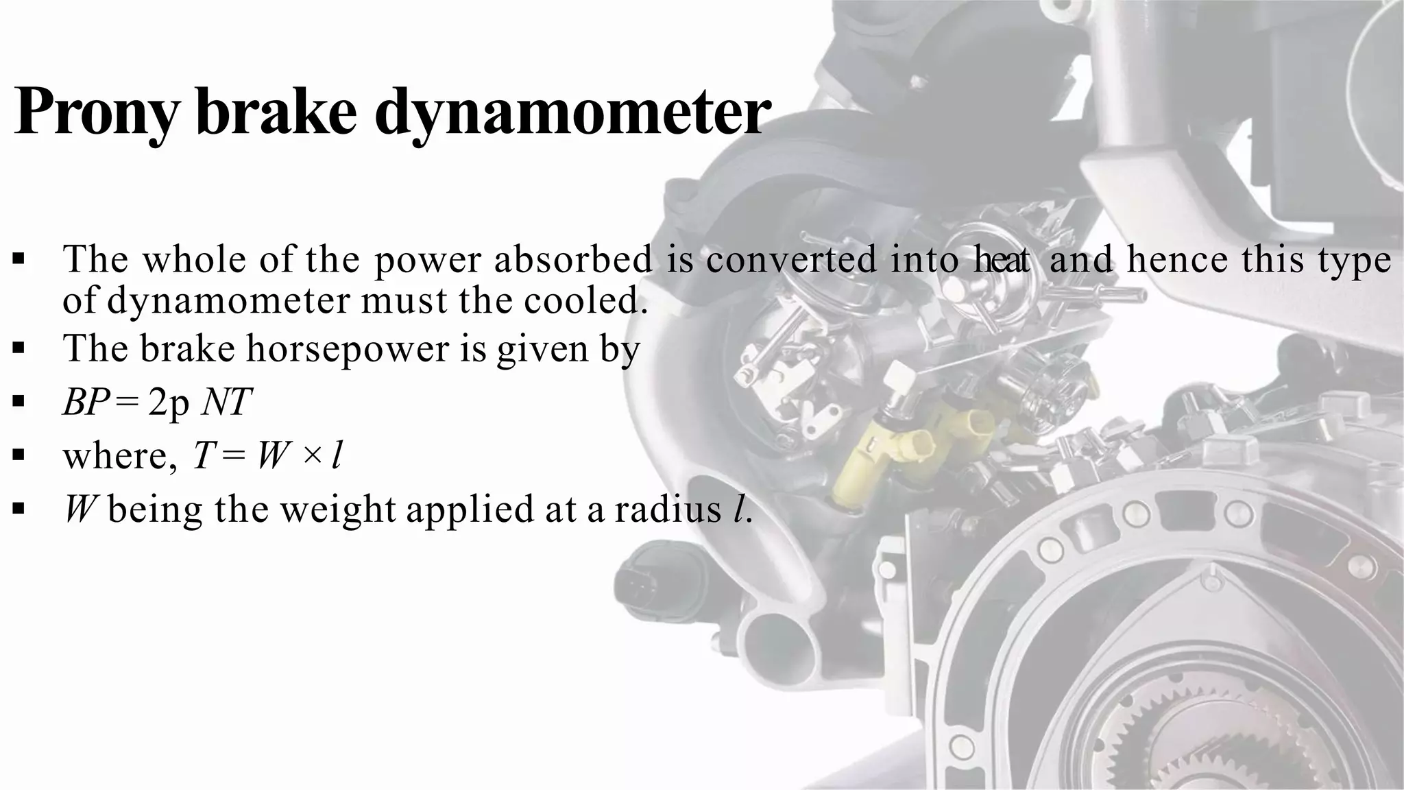 Measurement of friction power | PPTX