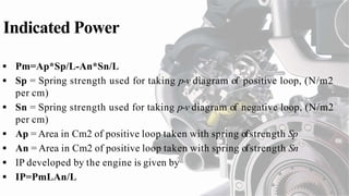 Measurement of friction power | PPTX