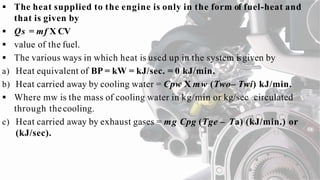 Measurement of friction power | PPTX
