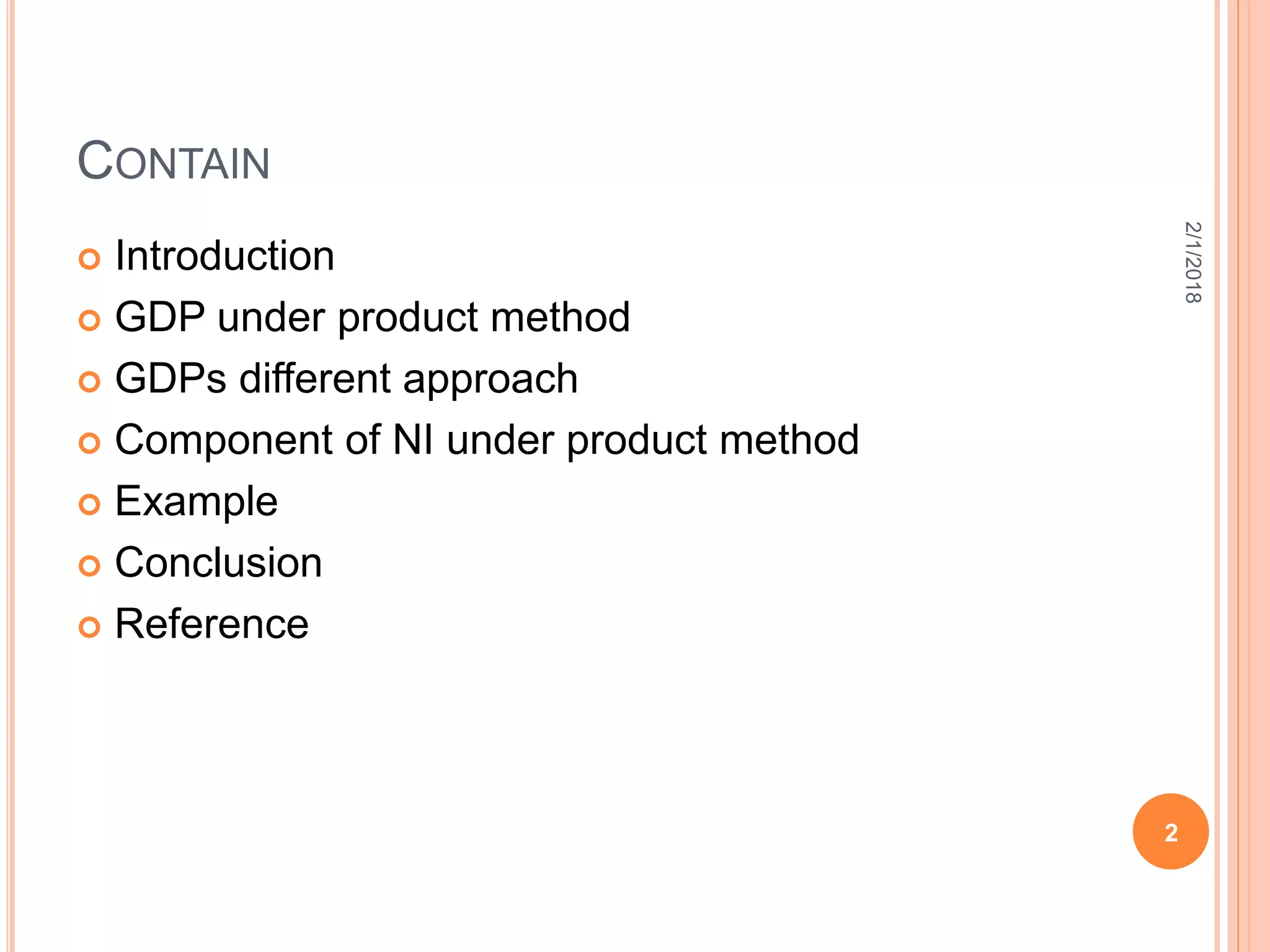 Measurement of GDP under product method | PPTX | Economy | Business and ...