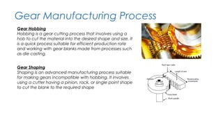 Manufacturing Metrology - Measurement of Gear Errors | PPTX