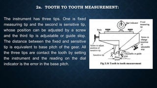 Measurement of gears | PPTX
