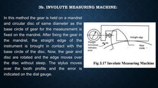 Measurement of gears | PPTX