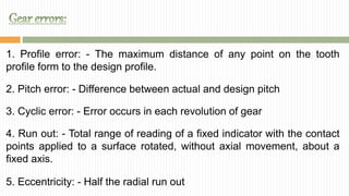 Measurement of gears | PPTX