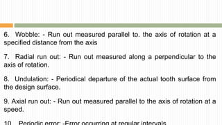 Measurement of gears | PPTX