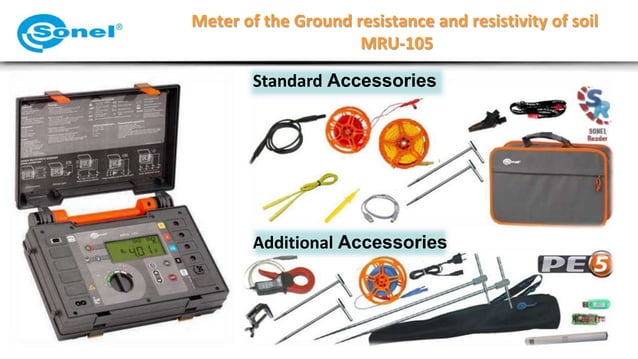 Measurement of Grounding resistance with Sonel devices | PPTX | Geology ...