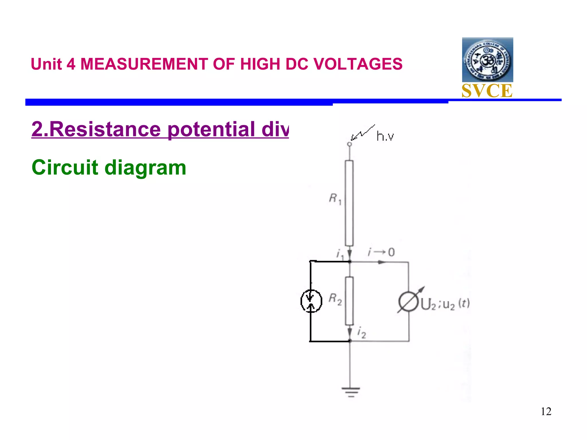 Measurement of high_voltage_and_high_currentunit_iv_full_version | PPT