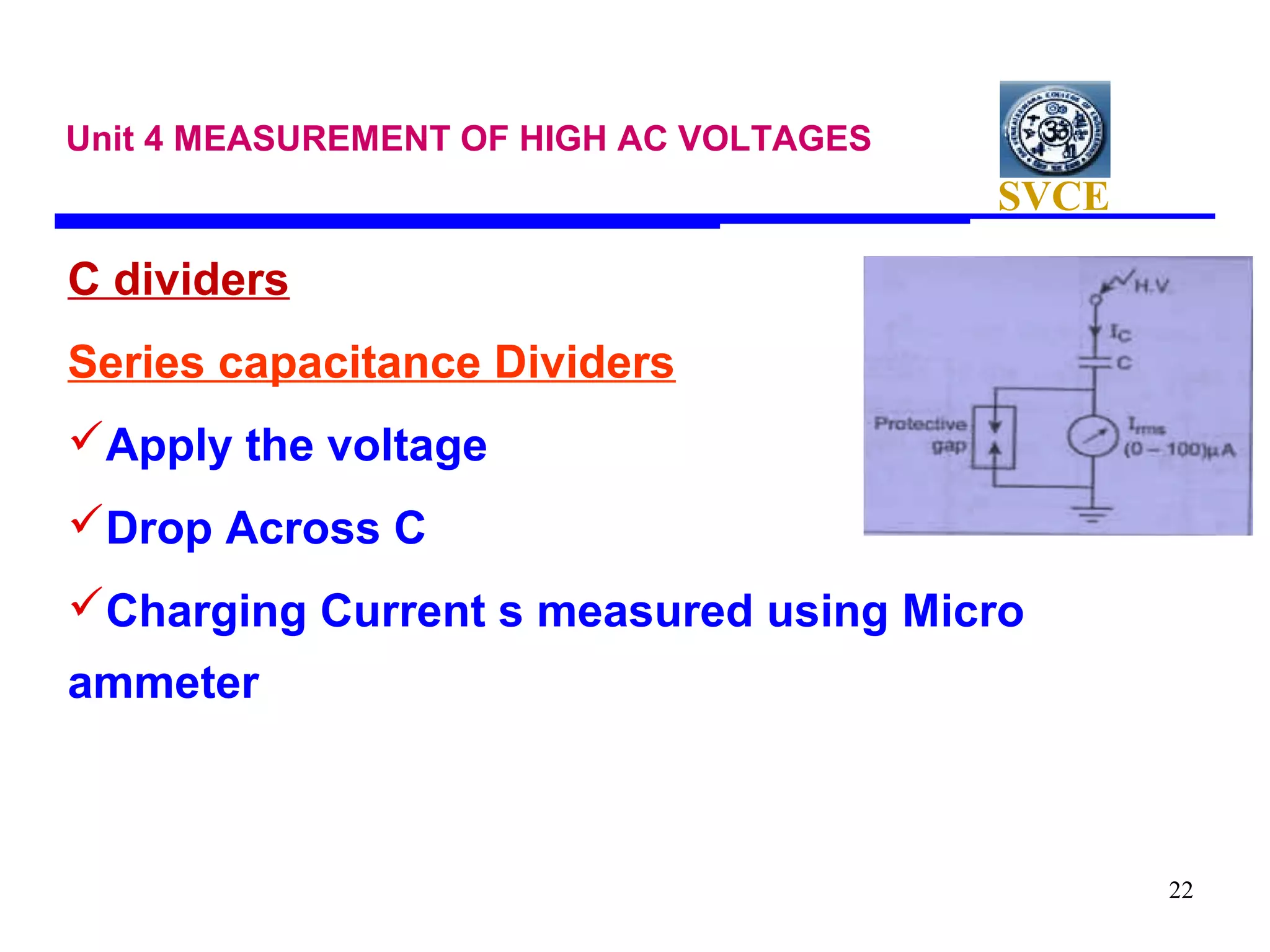 Measurement of high_voltage_and_high_currentunit_iv_full_version | PPT