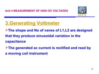 Measurement of high_voltage_and_high_currentunit_iv_full_version | PPT