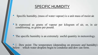 Humidity | PPTX | Weather | Science