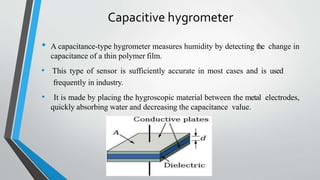 Capacitive hygrometer store