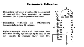 Measurement of hvac (High Voltage Engineering ) | PPT