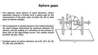 Measurement of hvac (High Voltage Engineering ) | PPT