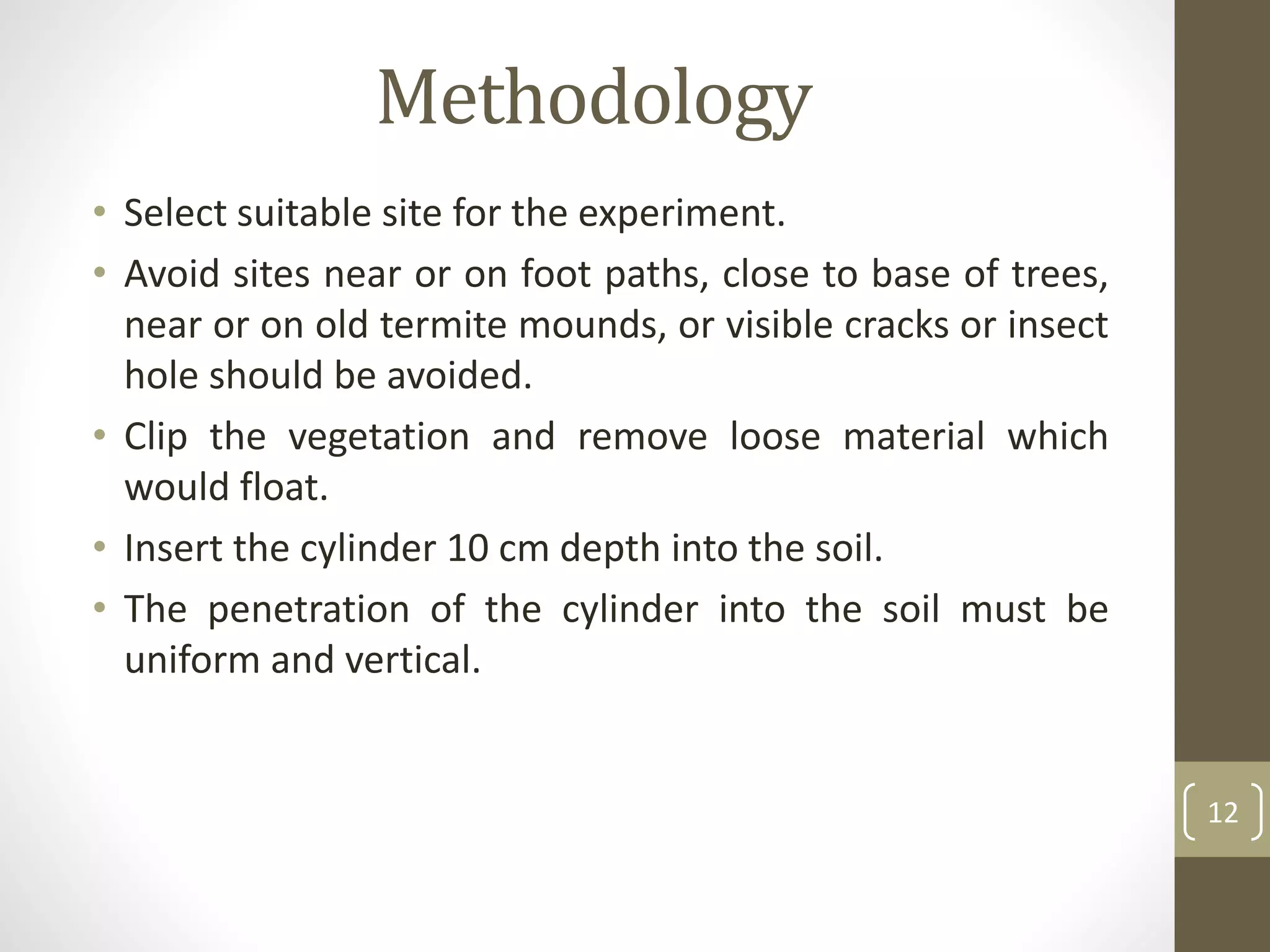 Measurement of infiltration | PPTX
