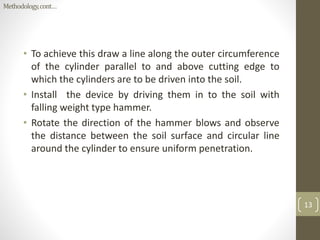 Measurement of infiltration | PPTX