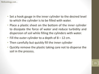 Measurement of infiltration | PPTX