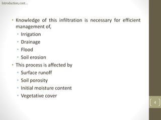 Measurement of infiltration | PPTX