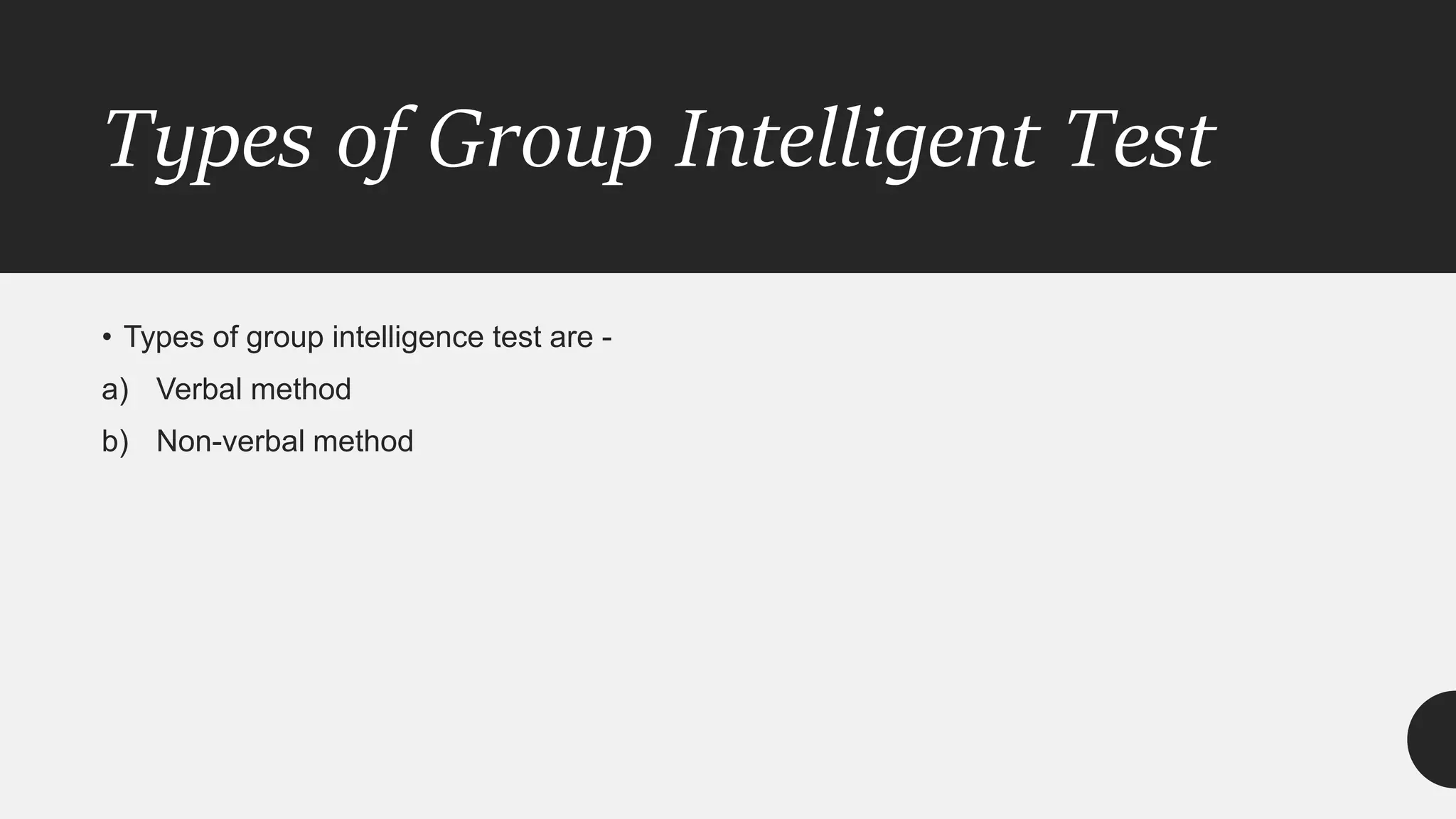 Measurement of intelligence | PPTX