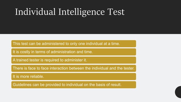 Measurement of intelligence | PPTX