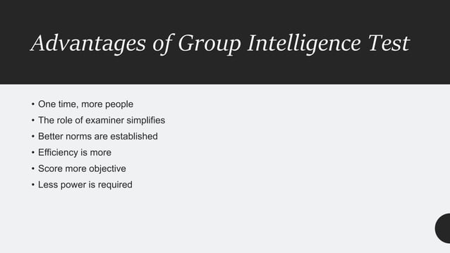 Measurement of intelligence | PPTX