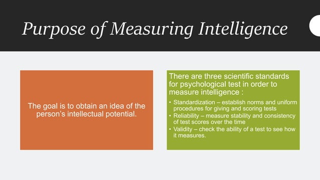 Measurement of intelligence | PPTX