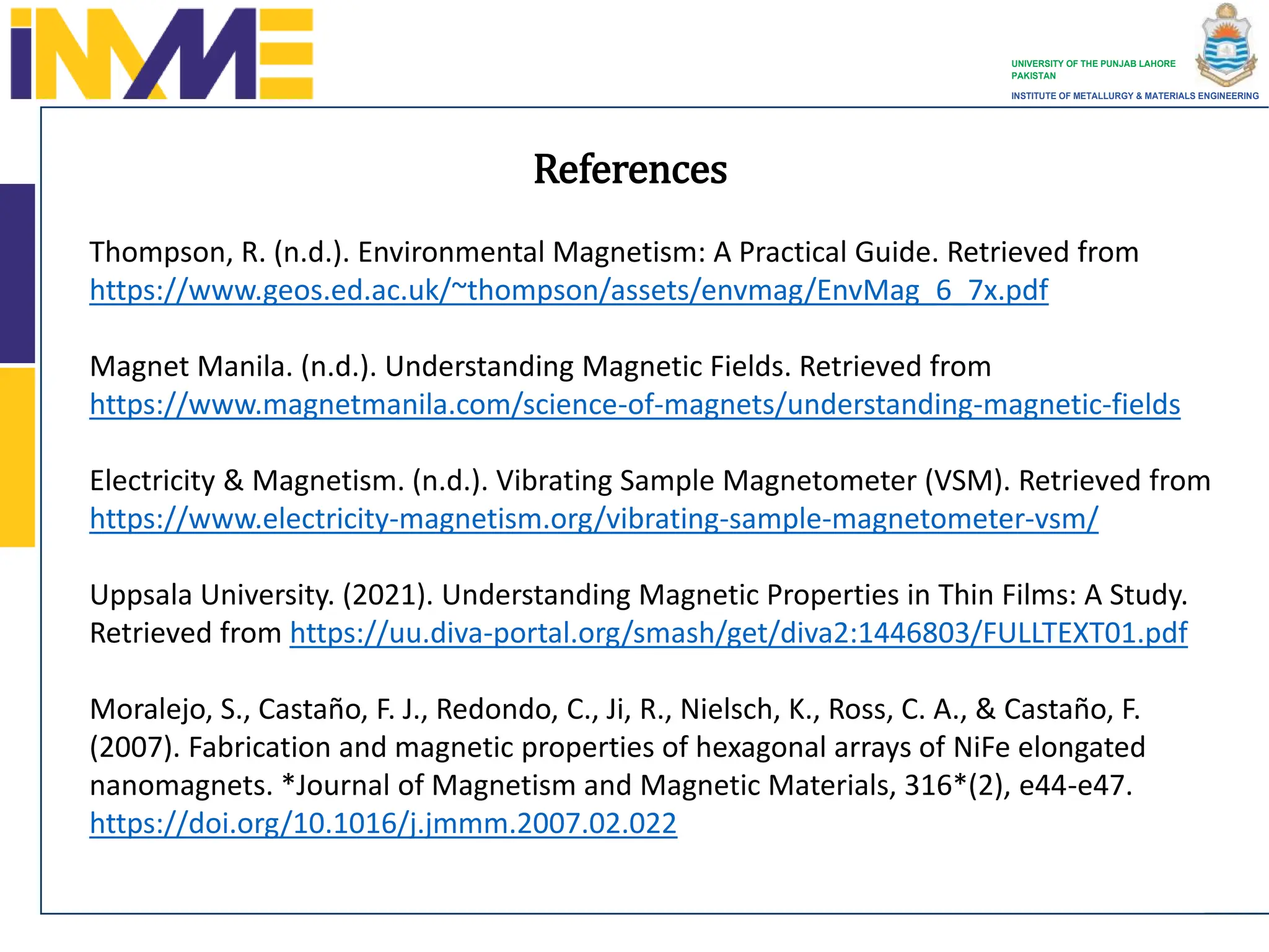 Measurement of Magnetic properties of materials | PPTX