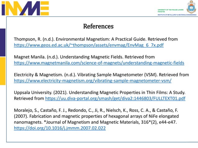 Measurement of Magnetic properties of materials | PPTX