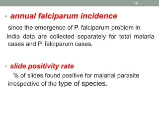Measurement of malaria | PPTX