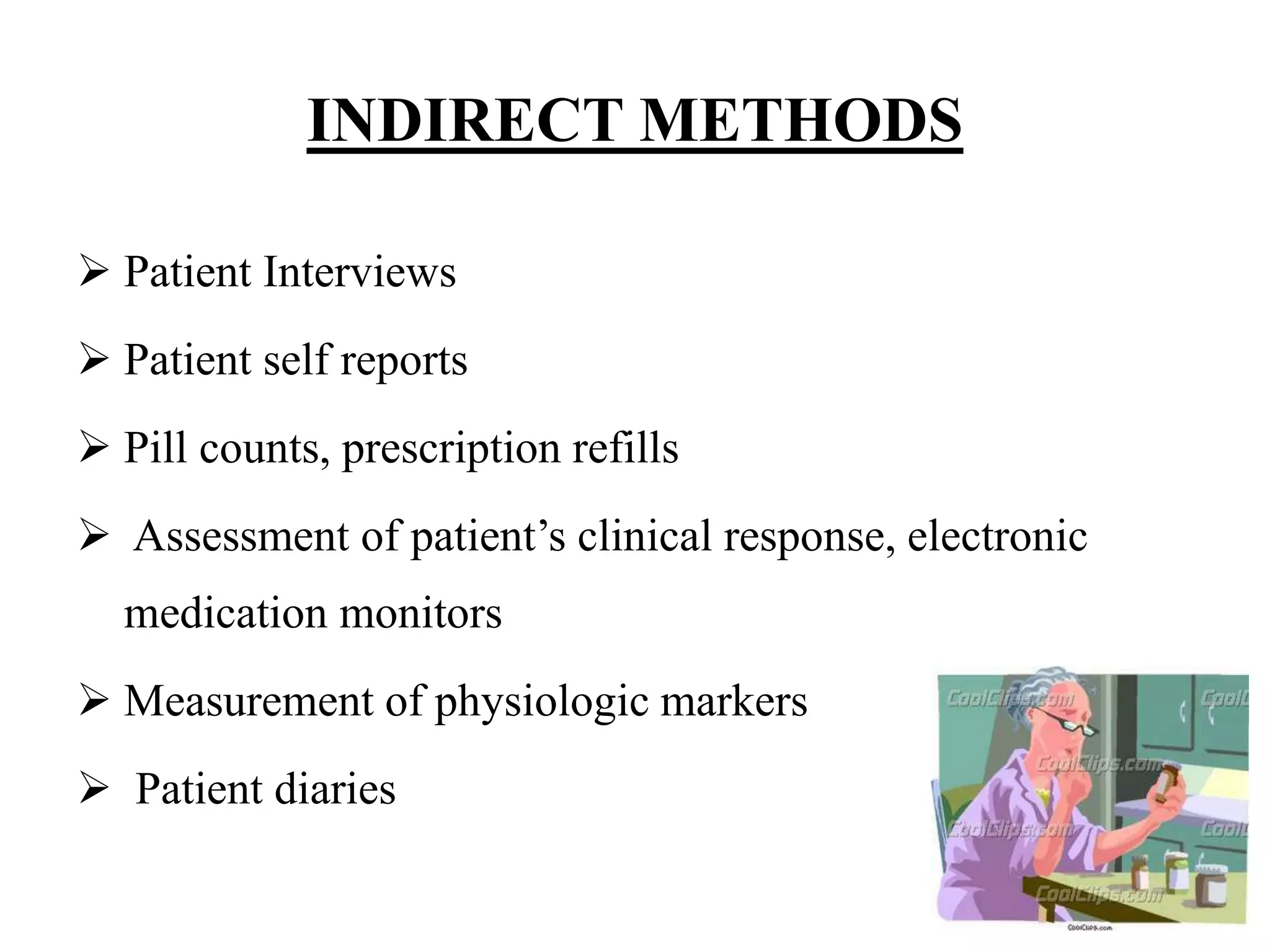 Measurement of medication adherence | PPTX