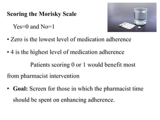 Measurement of medication adherence | PPTX