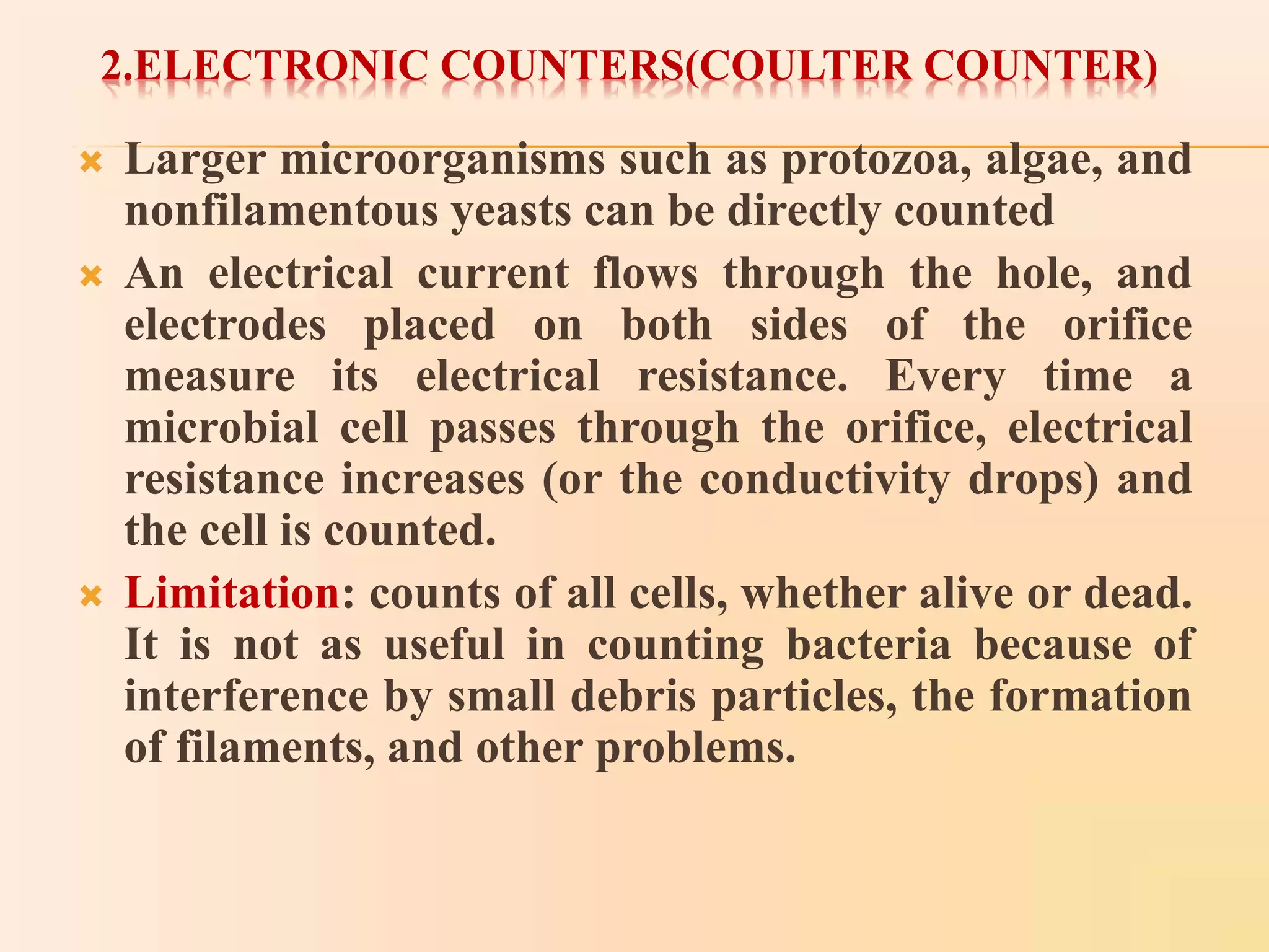 Measurement of microbial growth | PPTX