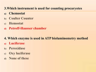 Measurement of microbial growth | PPTX
