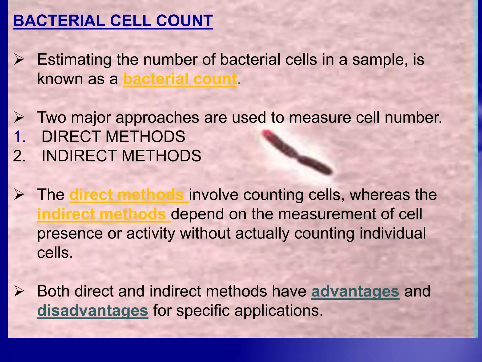 Measurement of microbial growth | PPTX