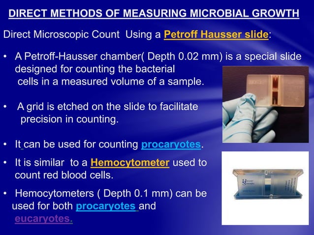 Measurement of microbial growth | PPTX