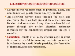 Measurement of Microbial Growth, cell number and cell mass.pptx