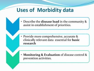 Measurement of morbidity | PPTX