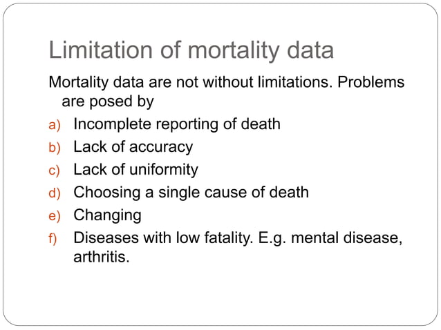 MEASUREMENT OF MORTALITY.pptx