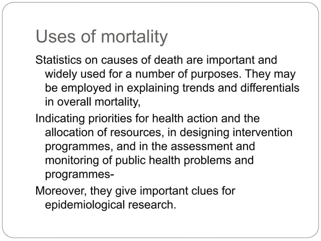 MEASUREMENT OF MORTALITY.pptx