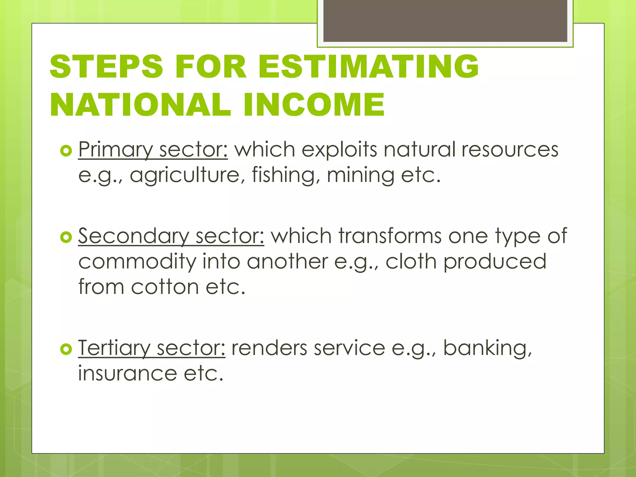Measurement of national income | PPT
