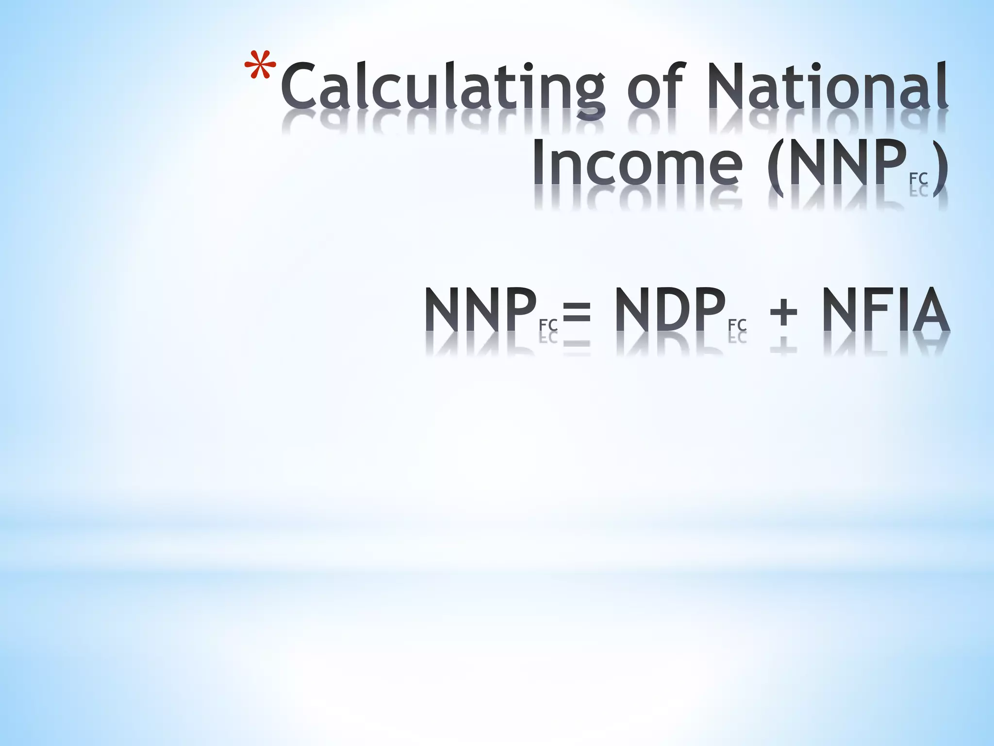 Measurement of national income | PPTX