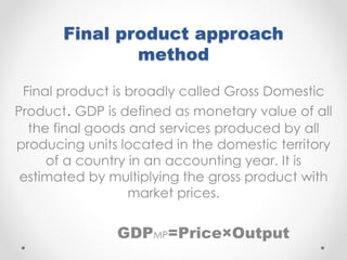 Measurement of national income | PPT