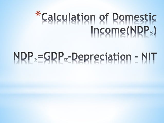 Measurement of national income | PPT